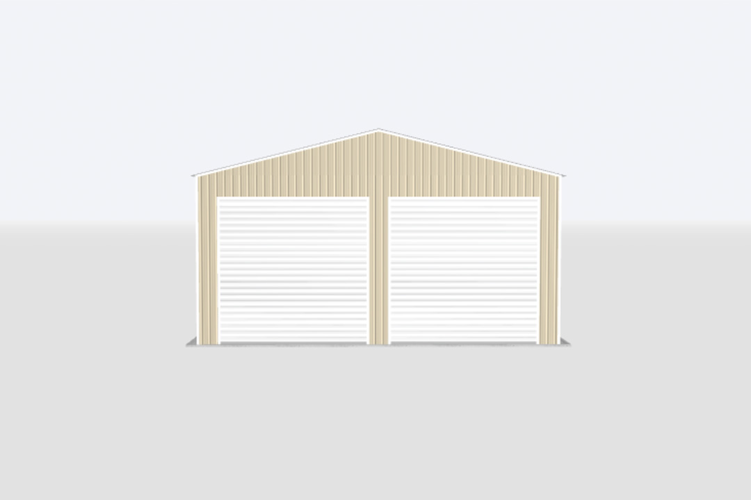 34×100 Trucker Building (2-Bay) – A7 Buildings LLC