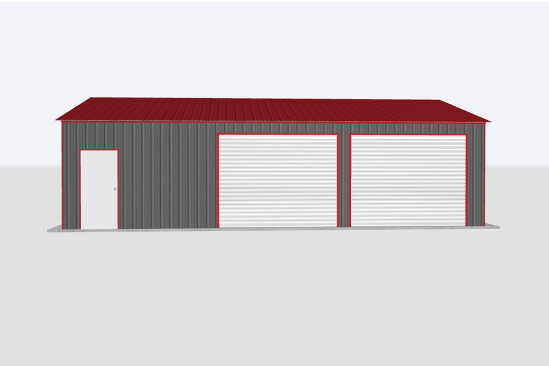 24×35 Side Entry Garage – A7 Buildings LLC