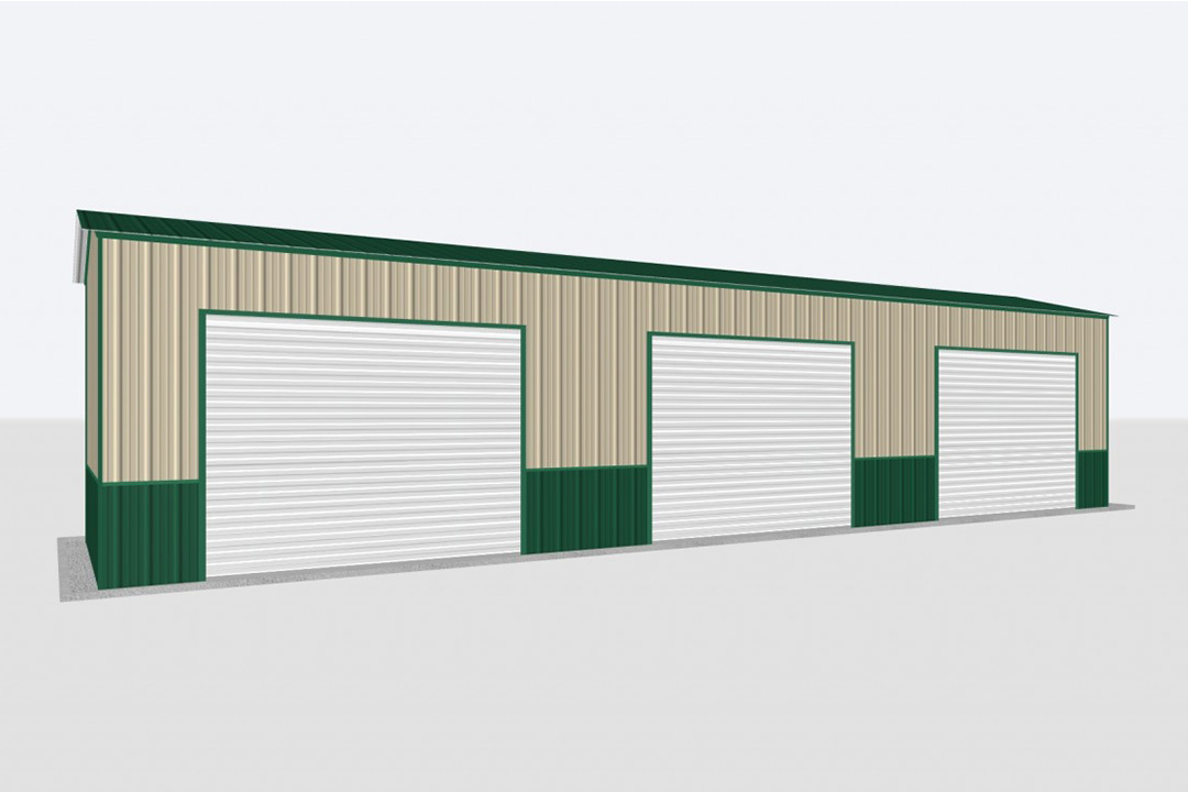 12×45 Metal Storage Building – A7 Buildings LLC