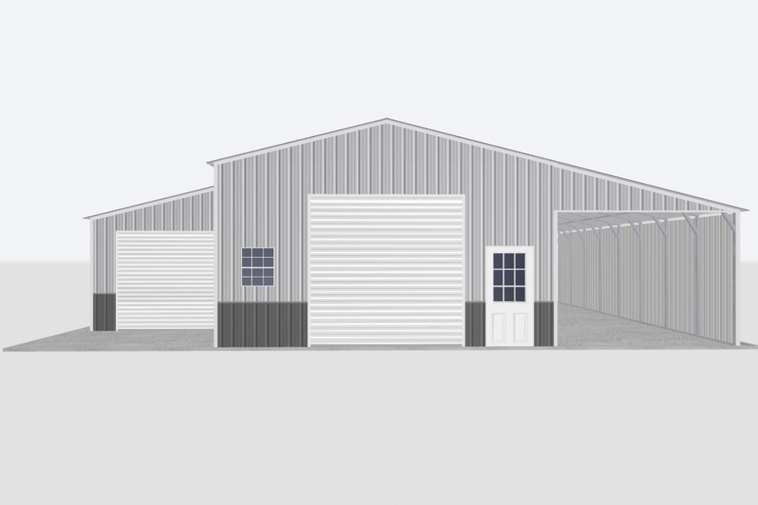 46×40 Straight Roof Barn – A7 Buildings LLC