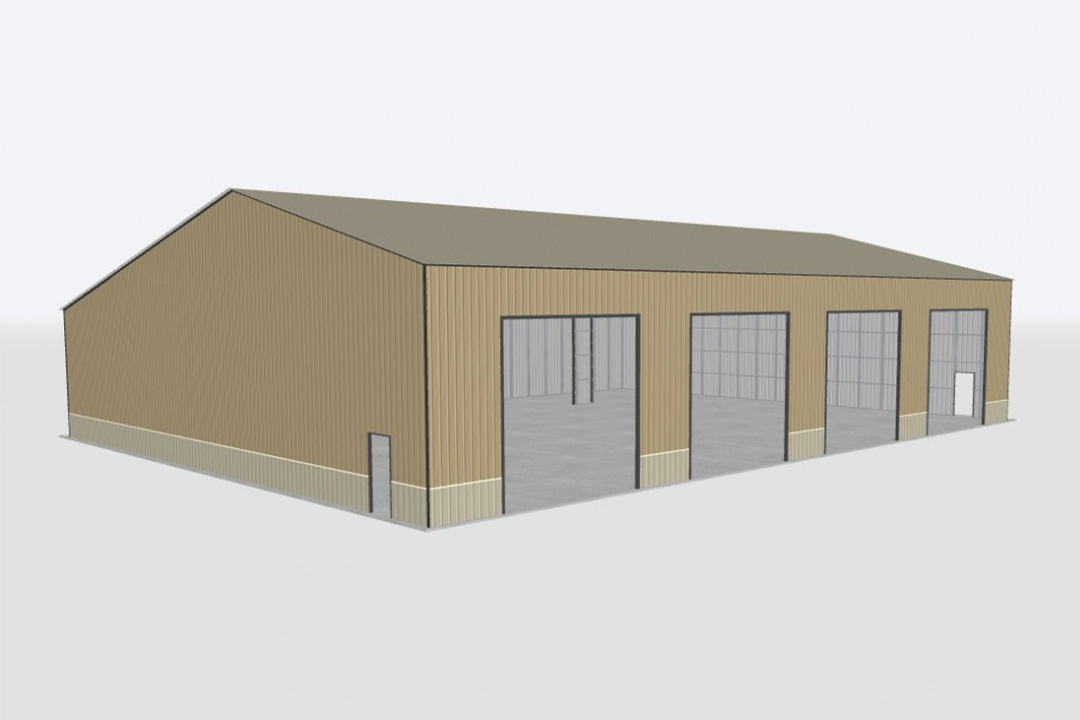 76x100x20 Commercial Building – A7 Buildings LLC